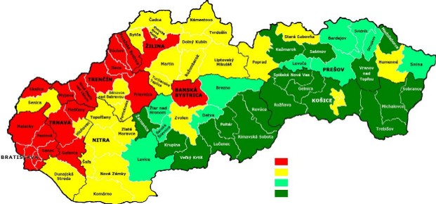 Smerovanie investičných stimulov do regiónov SR (obdobie júl 2006 ...